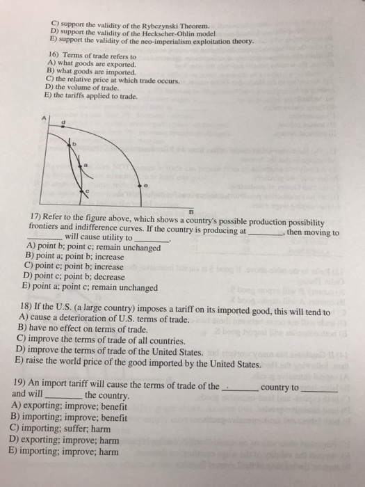 Solved C) support the validity of the Rybczynski Theorem. D) | Chegg.com