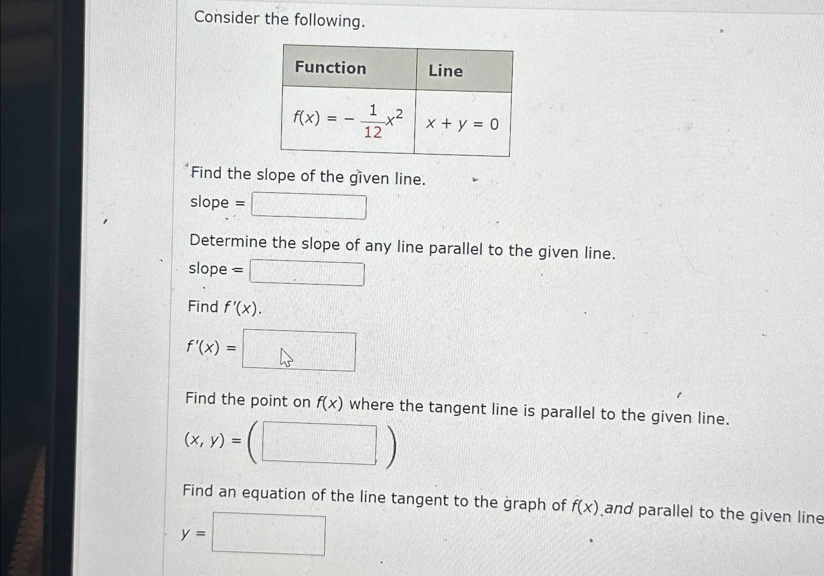 Solved Consider the | Chegg.com
