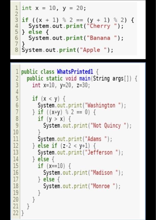 Solved java, please explain the answer logically | Chegg.com