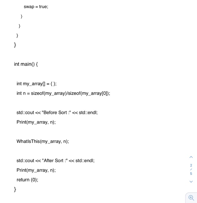 Solved 4) For the following C++ code, A) MODIFY the code | Chegg.com