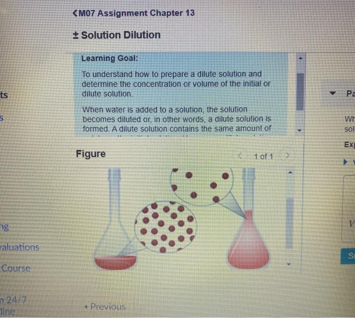 Solved Part B or What is the final volume in milliliters | Chegg.com