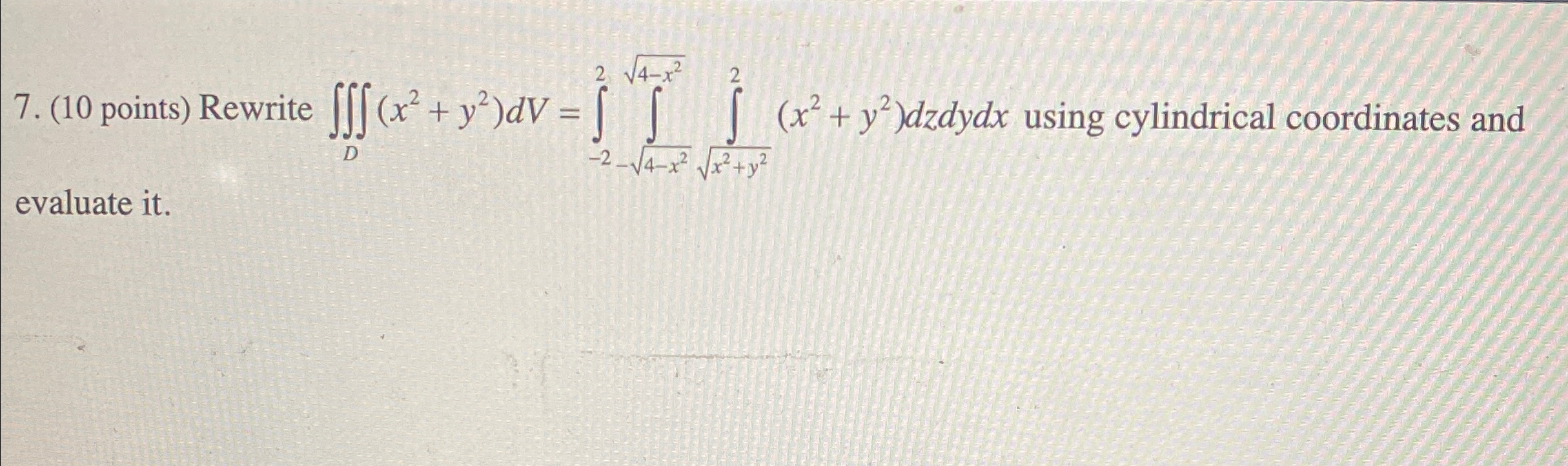 Solved (10 ﻿points) ﻿Rewrite | Chegg.com