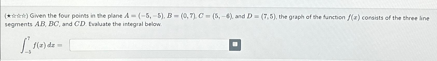 Solved ( *** (2) ﻿segments AB,BC, ﻿and CD. ﻿Evaluate the | Chegg.com