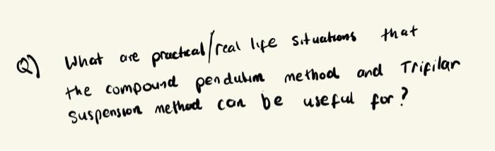 Solved Q) What are practcal/real life situations that the | Chegg.com