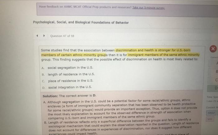 Solved what is social integration and how does that apply in | Chegg.com