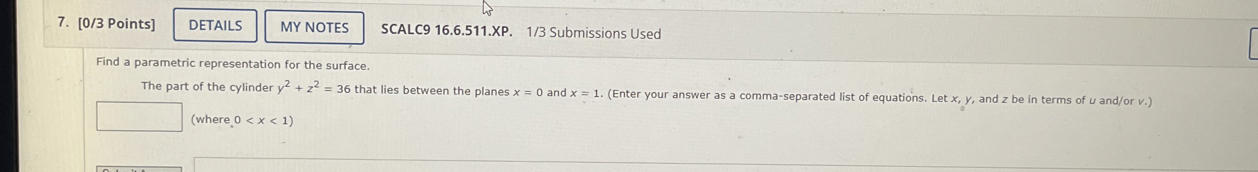 Solved Find a parametric representation for the surface.The | Chegg.com