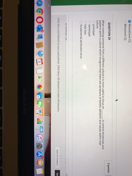Solved 80 Motivational CQ Behavioral CQ QUESTION 29 2 points | Chegg.com