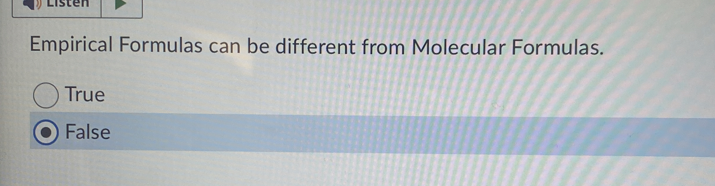 Solved Empirical Formulas can be different from Molecular | Chegg.com