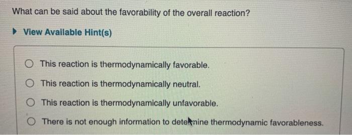 What can be said about the favorability of the | Chegg.com