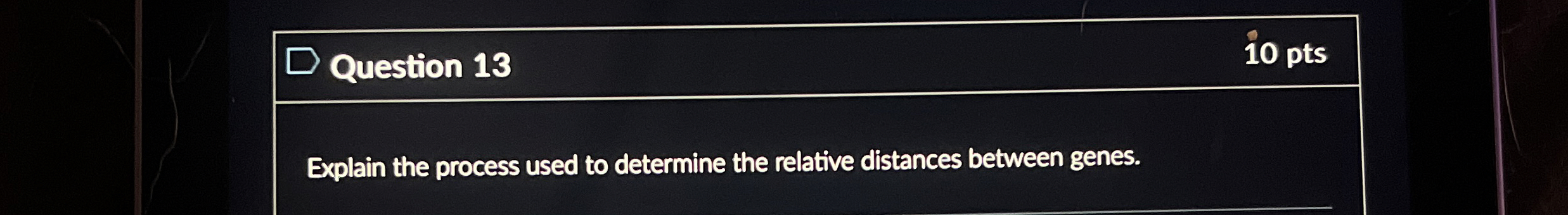 Solved Question 1310 ﻿ptsExplain the process used to | Chegg.com