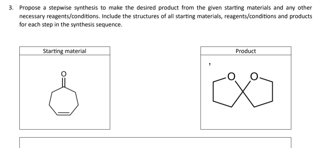 Solved Propose a stepwise synthesis to make the desired | Chegg.com