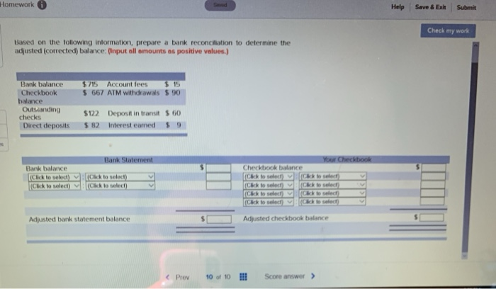 Solved Homework Help Save & Exit Submit Check my work Based | Chegg.com