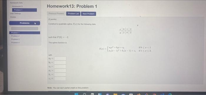 Solved Hon How Potre1 Homework13: Problem 1 Problem List | Chegg.com