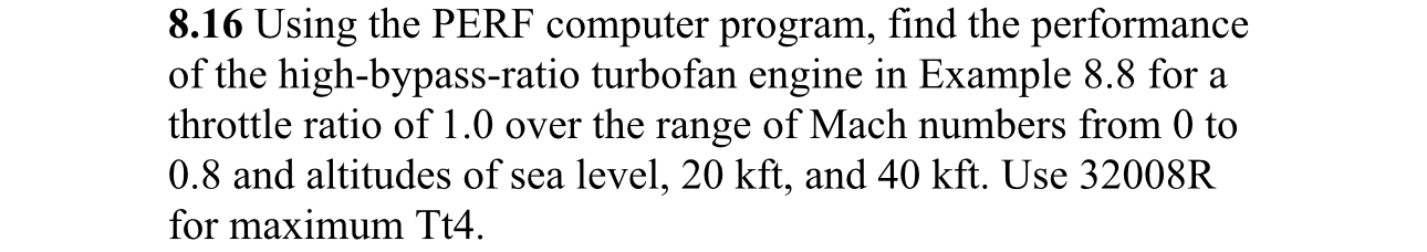 Solved 8.16 ﻿Using the PERF computer program, find the | Chegg.com