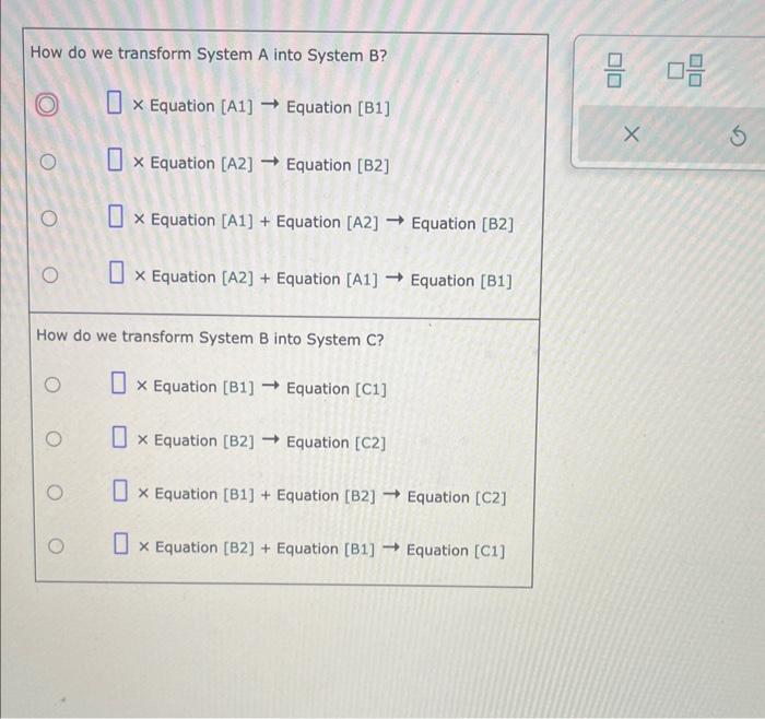 Solved Consider the following three systems of linear | Chegg.com