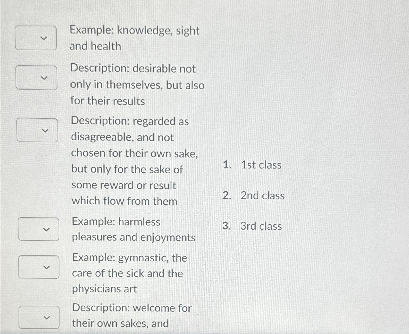 Solved Example: knowledge, sight and health\\nDescription: | Chegg.com