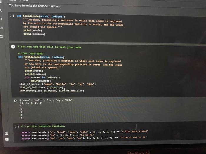 Solved Please keep in mind there are hidden test. Please | Chegg.com