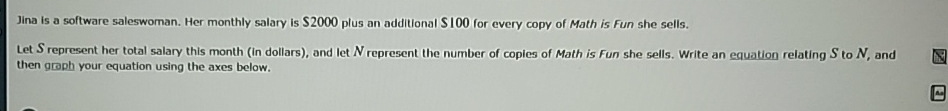 Solved Jina is a software saleswoman. Her monthly salary is | Chegg.com