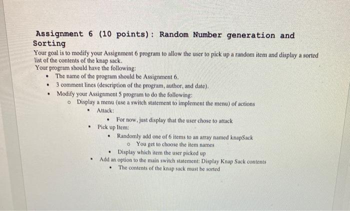 Solved Assignment 6 (10 points): Random Number generation | Chegg.com