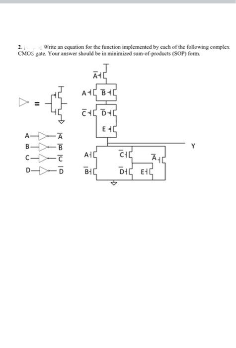 Solved 2. Write an equation for the function implemented by | Chegg.com