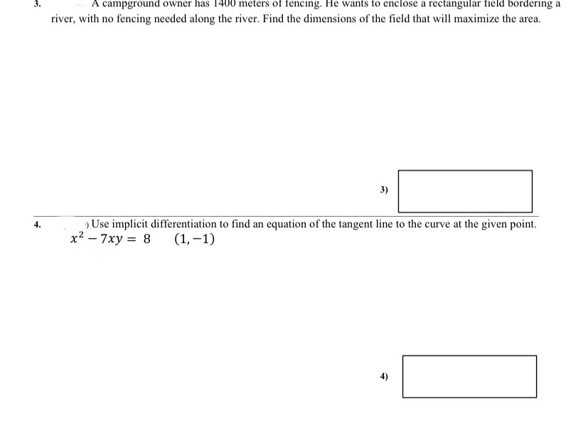 Solved Please answer questions 3&4 with work shownWILL GIVE | Chegg.com Solved Please answer questions 3&4 with work shownWILL GIVE | Chegg.com