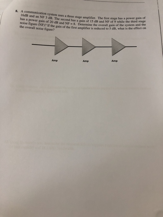 Solved Exercises 1. Calculate the thermal noise power in dBm | Chegg.com