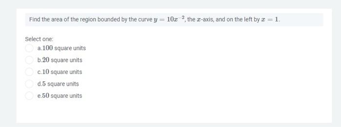 Solved Find the area of the region bounded by the curve | Chegg.com