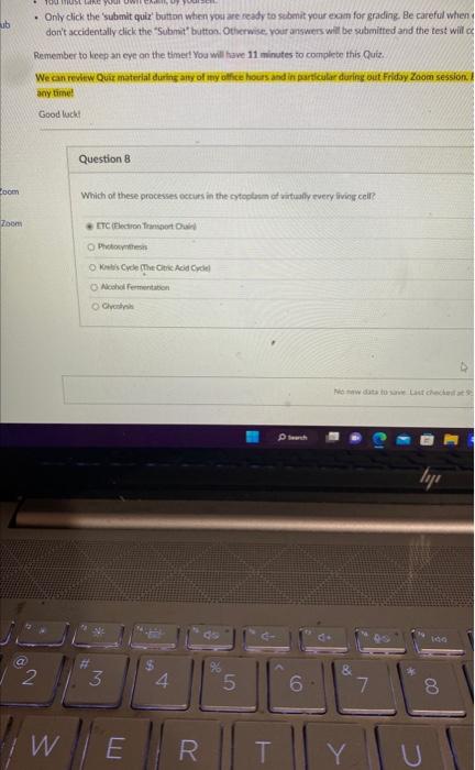 Solved - Only click the 'submit quiz' button when you are | Chegg.com