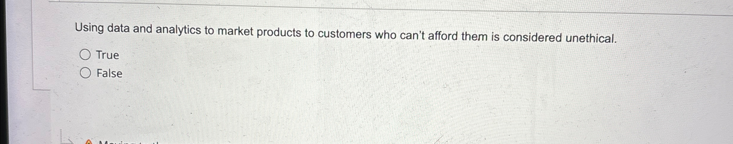 Solved Using data and analytics to market products to | Chegg.com