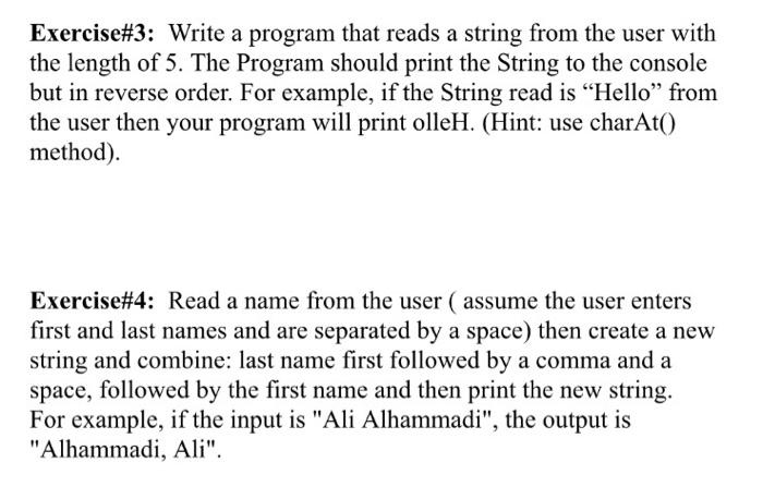 Solved Exercise #1: Write a program which calculates and | Chegg.com