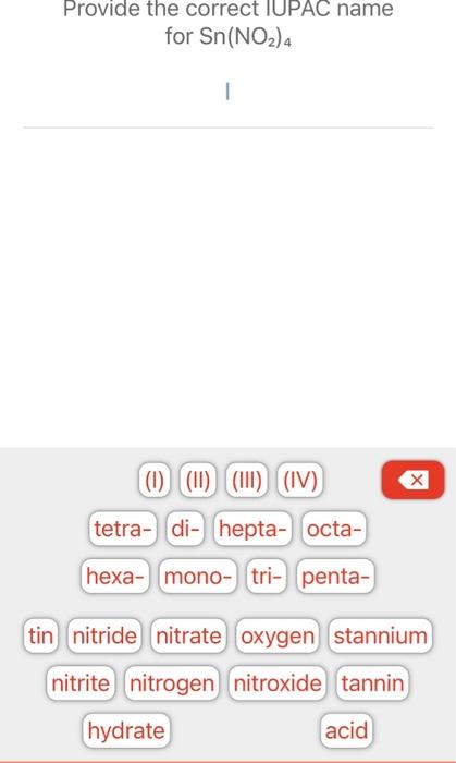 Solved Provide the correct IUPAC name for BaHPO4.Provide the | Chegg.com