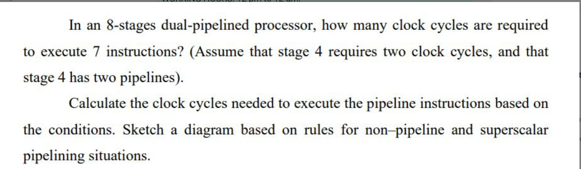 Calculate The Clock Cycles Needed To Execute The 