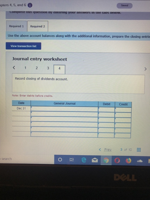 Solved The following list includes selected permanent | Chegg.com