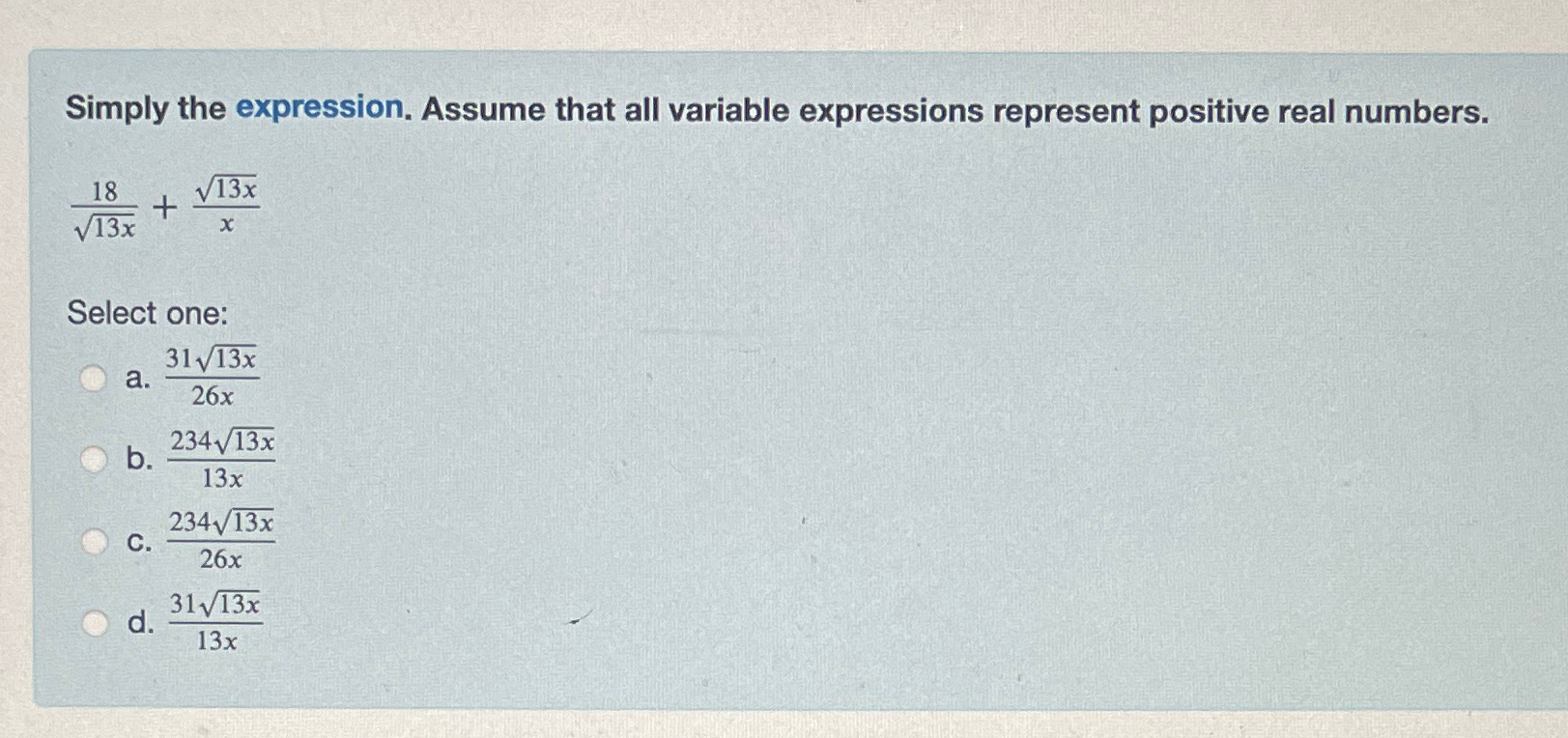 Solved Simply the expression. Assume that all variable | Chegg.com