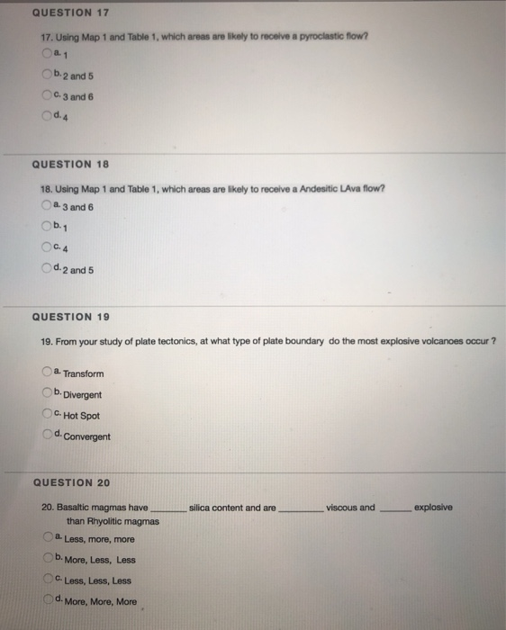 Solved QUESTION 1 1. Record the Experiment set number your | Chegg.com