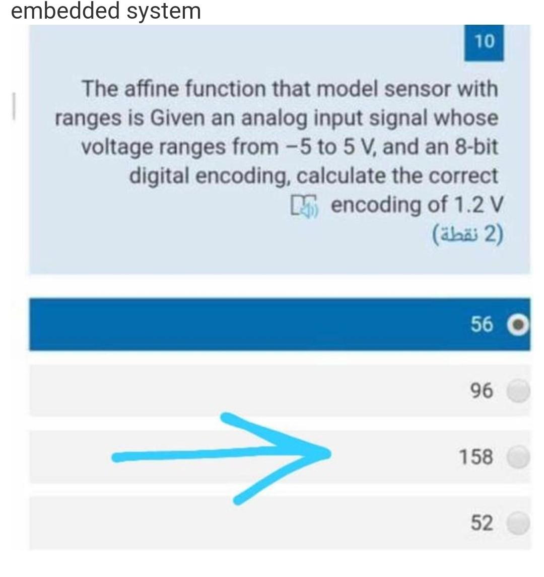 Solved 10 The affine function that model sensor with ranges | Chegg.com