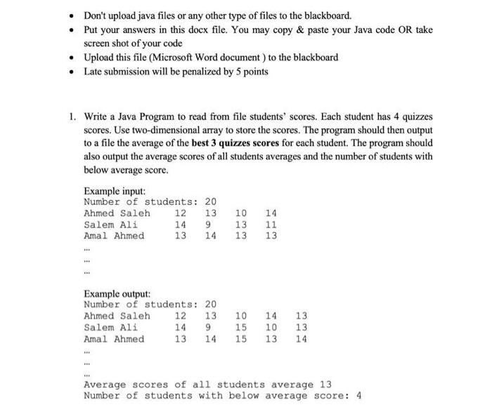 Solved - Don't upload java files or any other type of files | Chegg.com