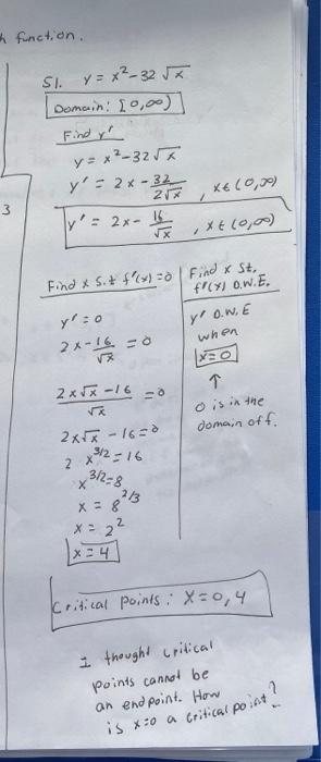 Solved The informal definition of a critical point is an | Chegg.com