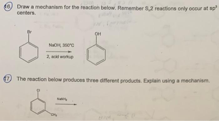 Solved NH2 H2SO4 CuSO3 6 Draw a mechanism for the reaction | Chegg.com