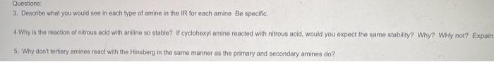Solved Appendix 16.1 Infrared Spectra of Unknown Amines | Chegg.com