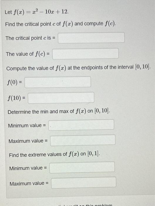 Solved Consider the function f(x)=5−3x2,−5≤x≤1. The absolute | Chegg.com