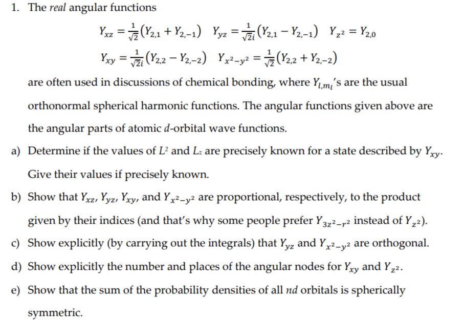 Solved The real angular | Chegg.com