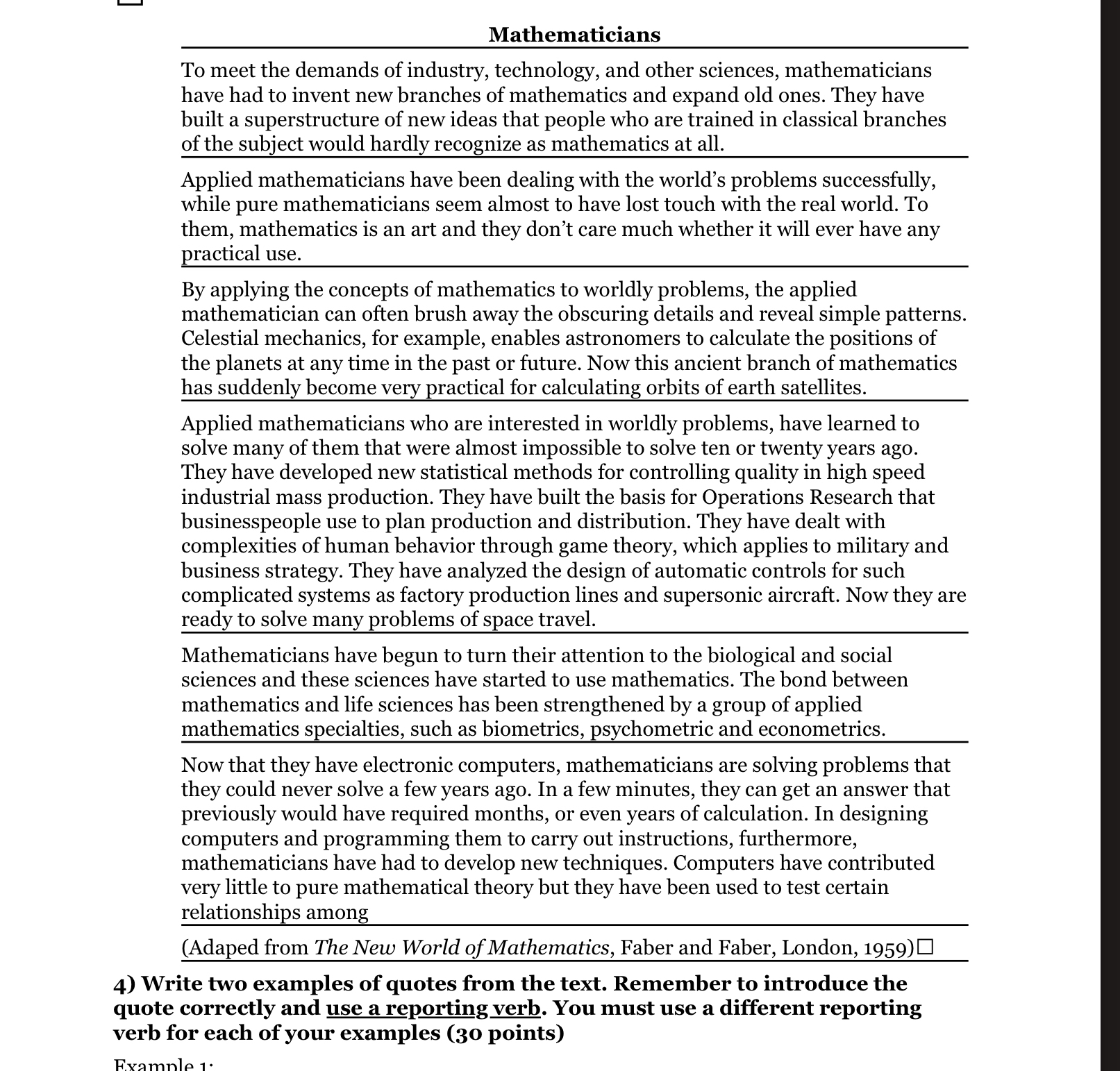 underline the main ideas | Chegg.com
