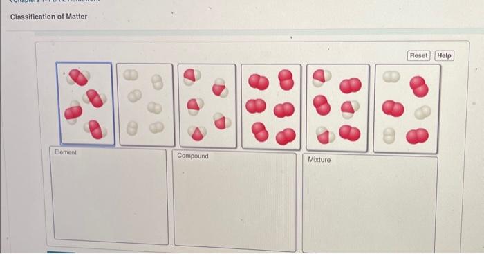 Solved Classification of Matter | Chegg.com
