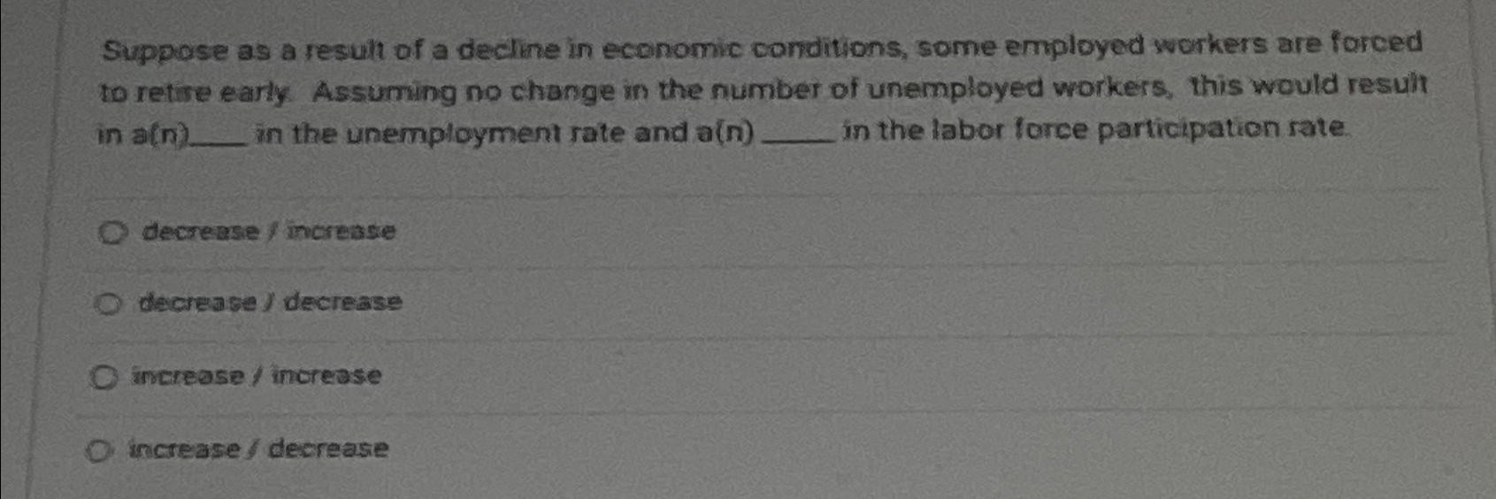 Solved Suppose as a result of a decline in economic | Chegg.com