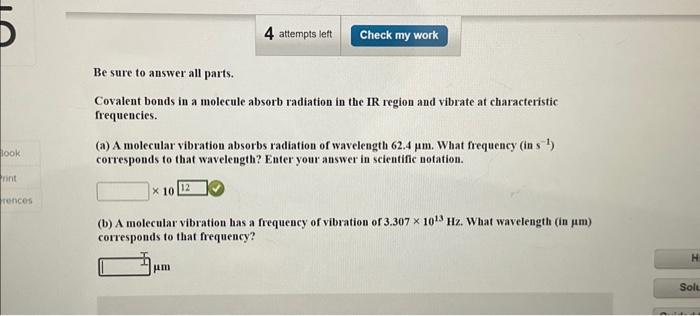 5 0.58 points eBook Print References Be sure to | Chegg.com