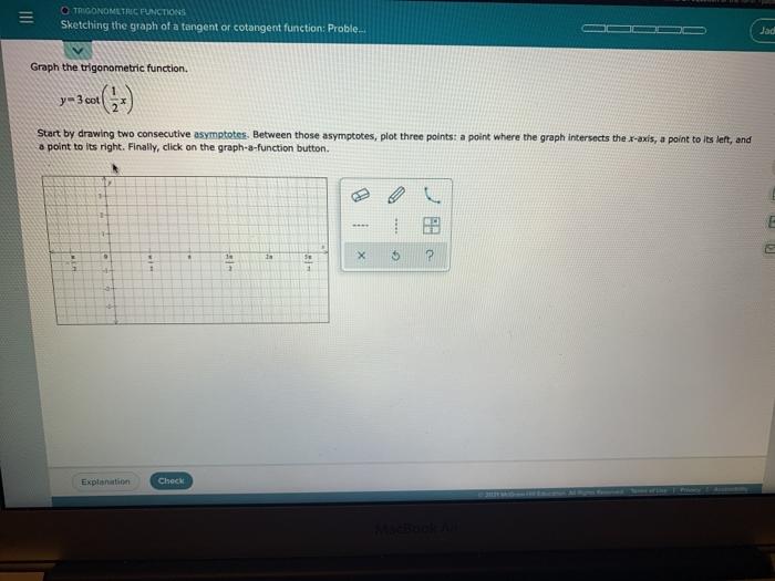 Solved III TRIGONOMETRIC FUNCTIONS Sketching the graph of a | Chegg.com