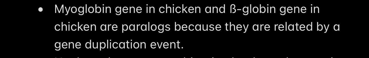 Solved Myoglobin gene in chicken and β-globin gene inchicken | Chegg.com