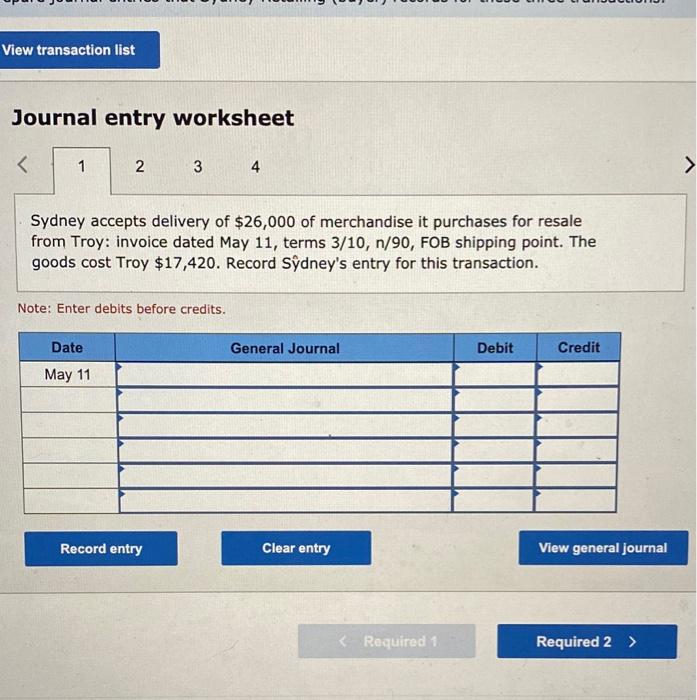 Solved Exercise 4-10 (Algo) Recording sales, purchases, | Chegg.com