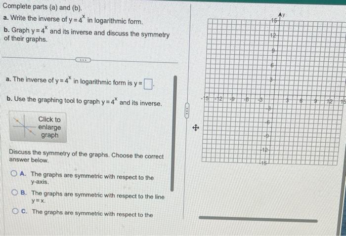 Solved Complete parts (a) and (b). a. Write the inverse of | Chegg.com